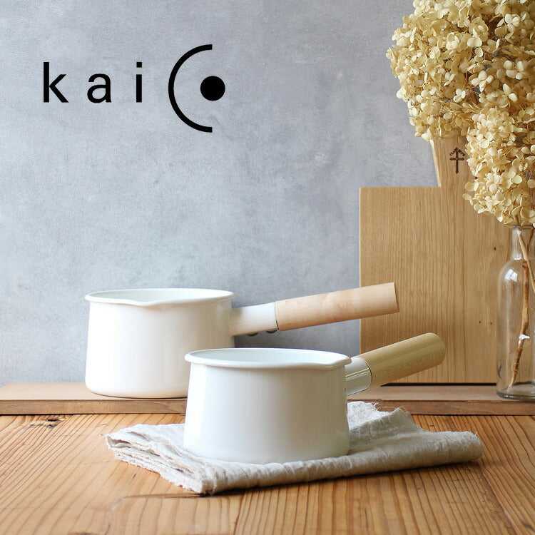FORMLADY フォームレディ kaico ミルクパン S 13cm 15cm ホーロー製 ホーロー 日本製 鍋 IH対応 片手鍋 白 白鍋 小さめ 北欧風 おしゃれ 離乳食 小泉誠 ギフト ...